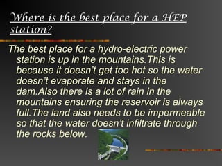 Hydroelectric power plant (2) | PPT