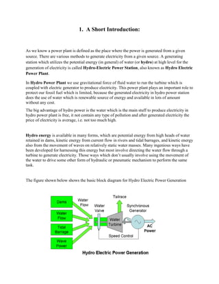 Hydro Electric Power Plant | PDF
