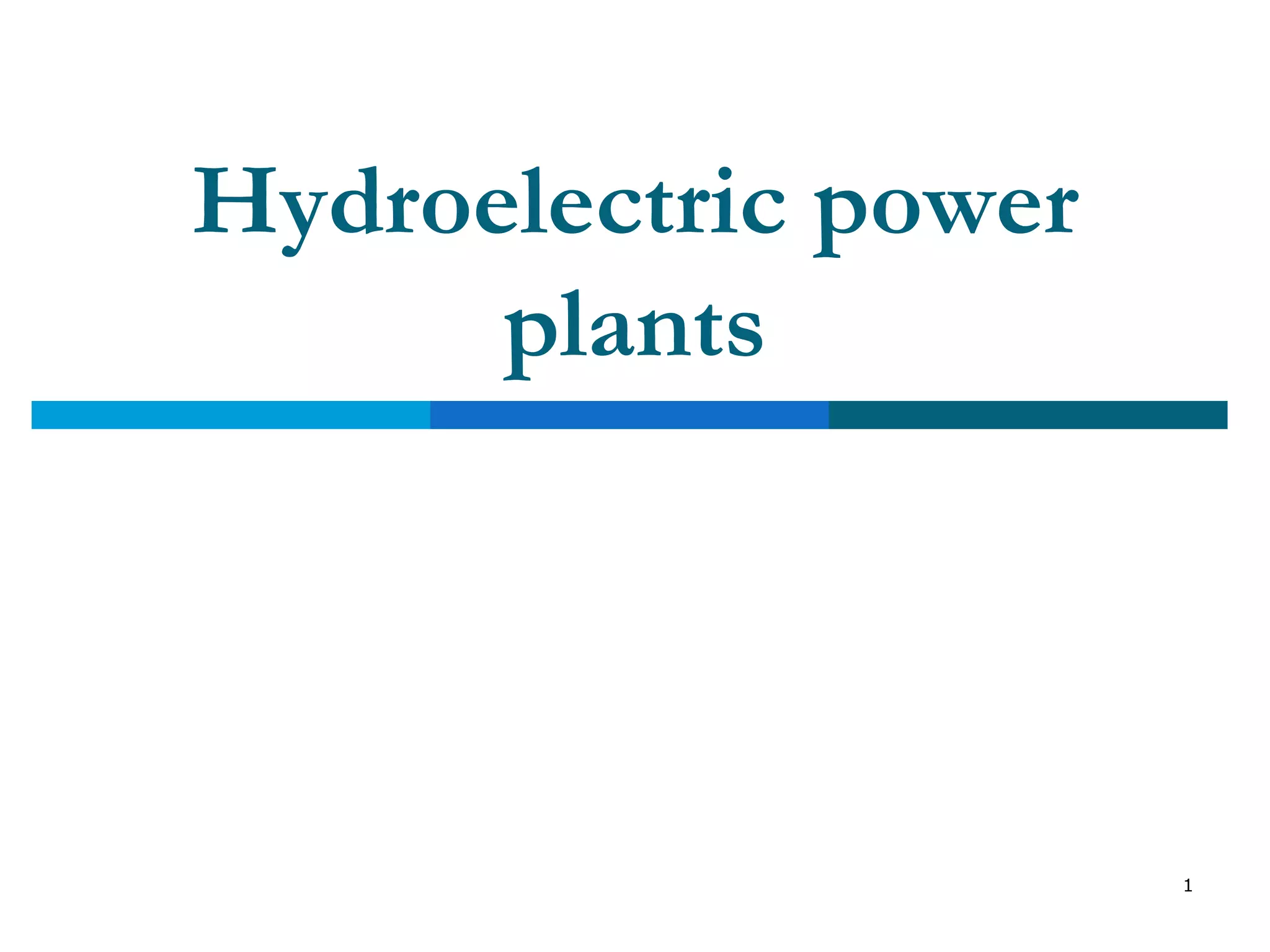 Hydroelectric power Plants.ppt