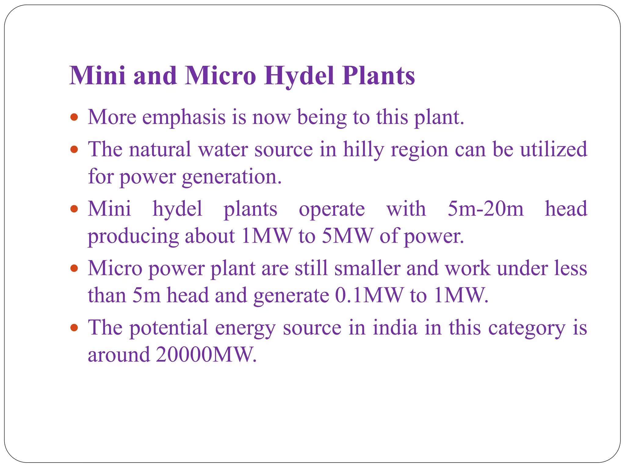 Hydroelectric power plant | PPTX