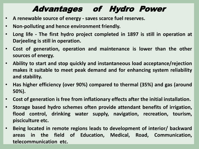Hydro Energy Technology | PPT