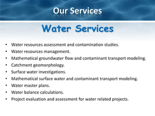 Hydro engineering consultancy | PPT