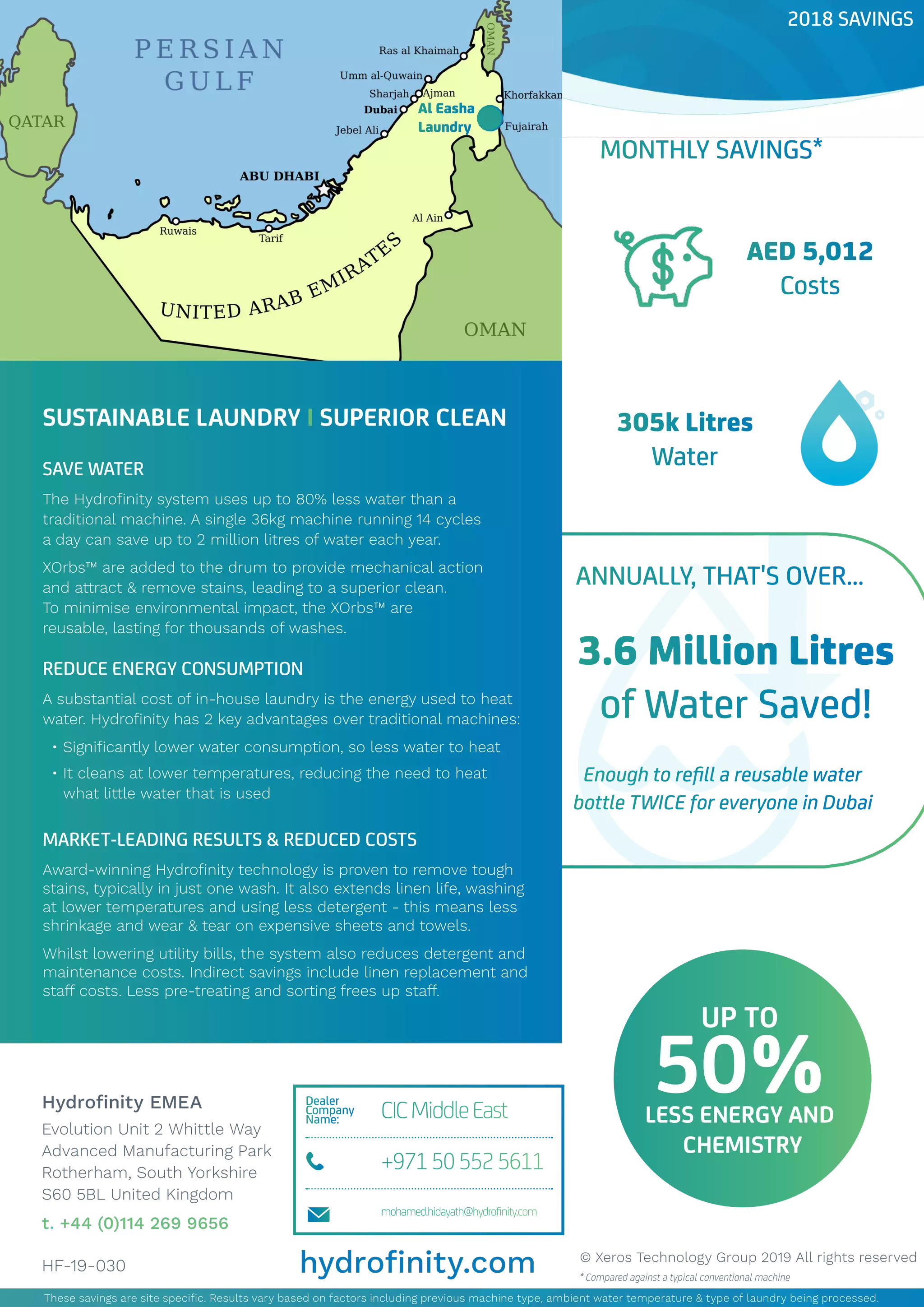 Hydrofinity UAE Laundry Case Study | PDF