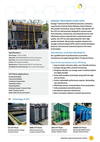 STP Plant Manufacturer in Delhi | ETP Plant Manufacturer in Delhi | PDF
