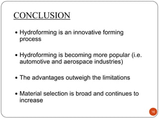 HydroForming | PPTX