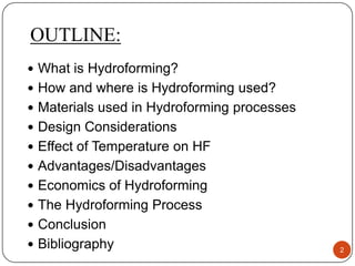 HydroForming | PPTX