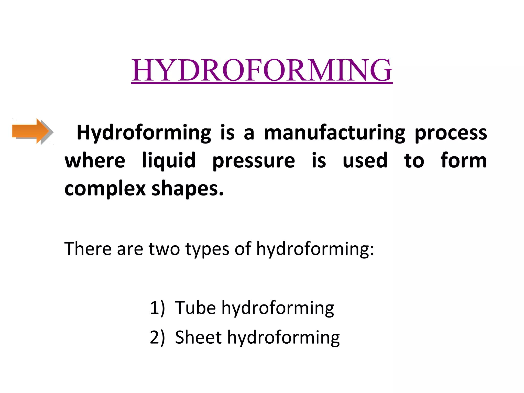 Hydro forming | PPT