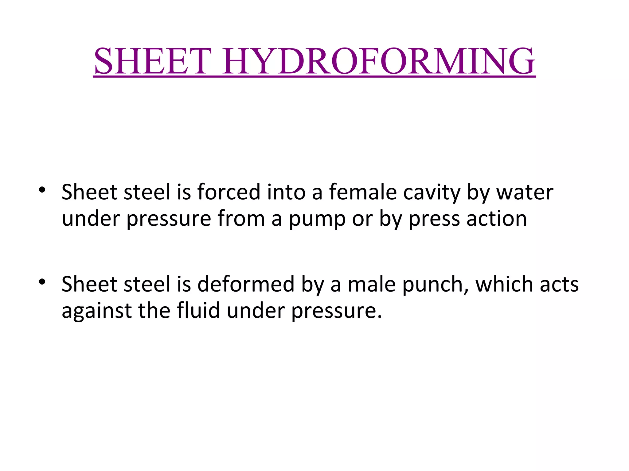 Hydro forming | PPT
