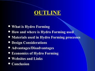 Hydro forming | PPT