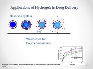 Biological hydrogels as selective diffusion barriers | PPT