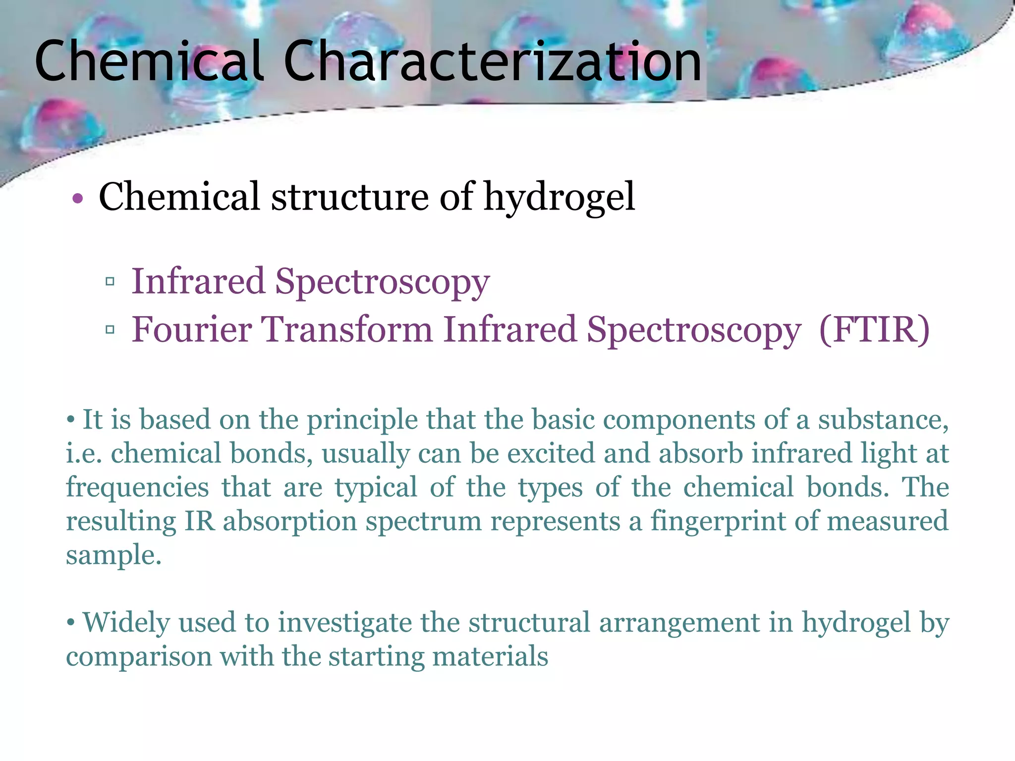 Hydrogel characterization | PPTX