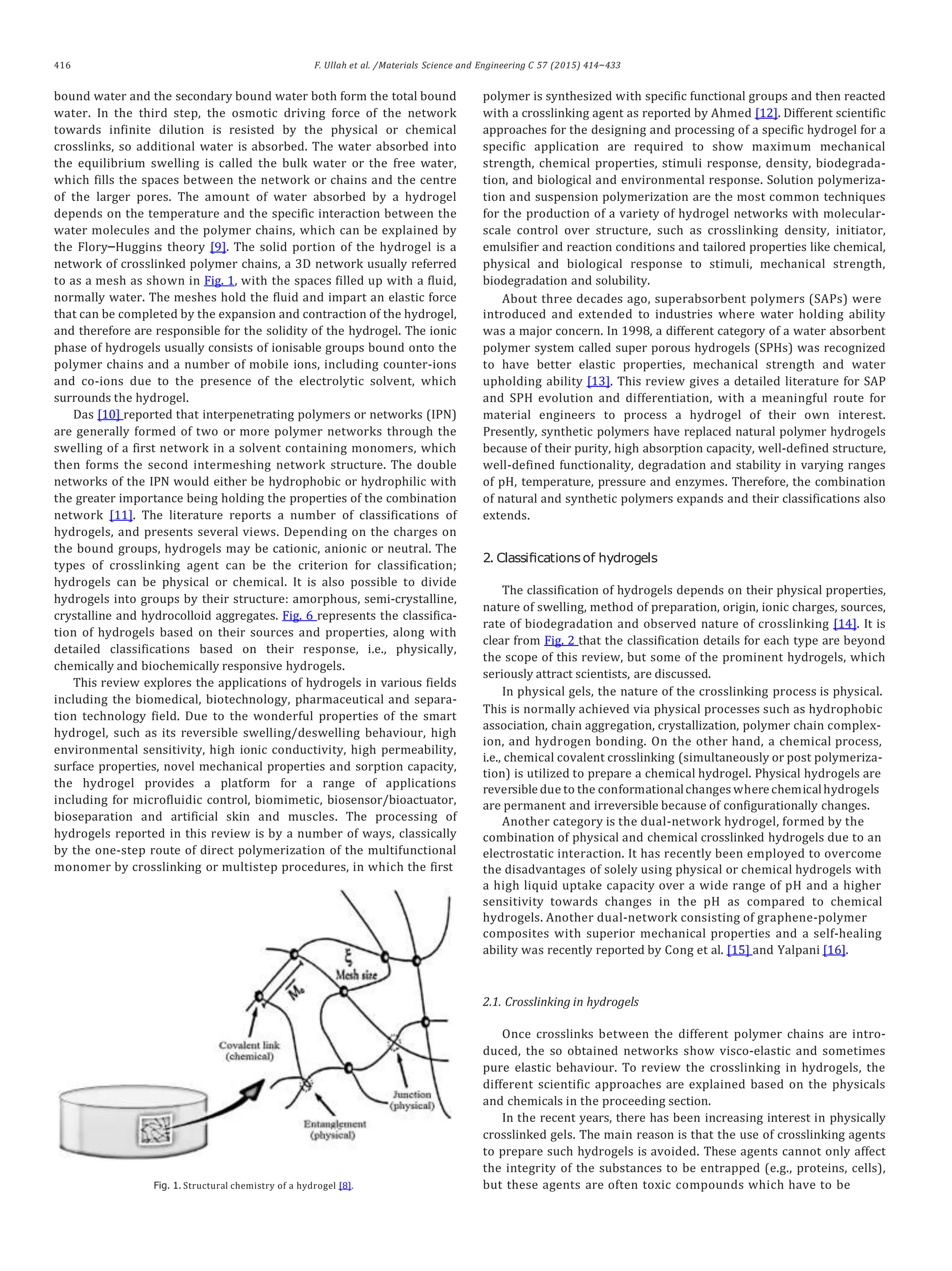 Classification, processing and application of hydrogels | PPTX ...