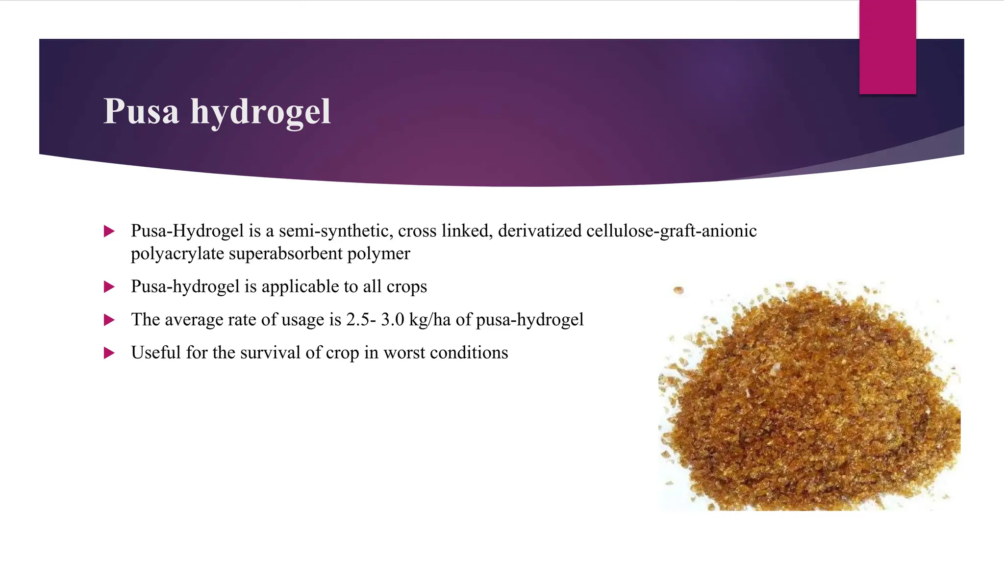 Significance of Hydrogel in Agriculture.pptx