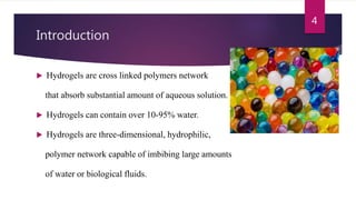Hydrogels | PPTX
