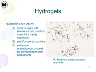 Hydrogels mechanical properties, structure.ppt