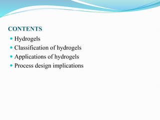 hydrogels[1].pptx ppt of hydrogels on hydrongens | PPTX | Chemistry ...