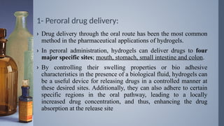 Hydrogels based Drug Delivery System.pptx