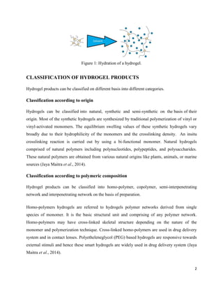 Hydrogels for wound dressings final | PDF