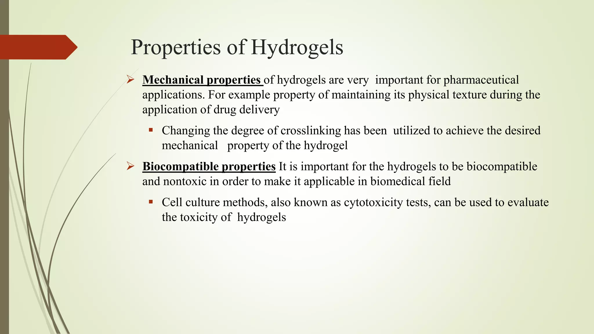 Hydrogels | PPTX