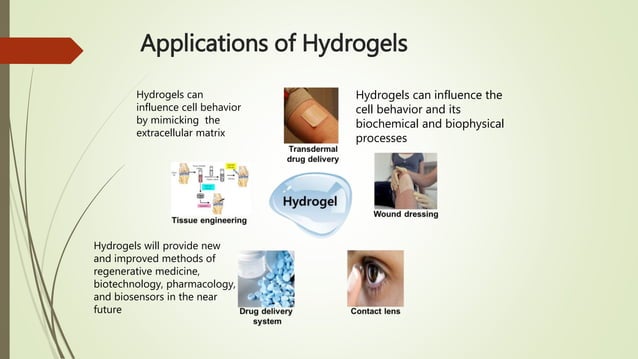 Hydrogels | PPTX | Chemistry | Science