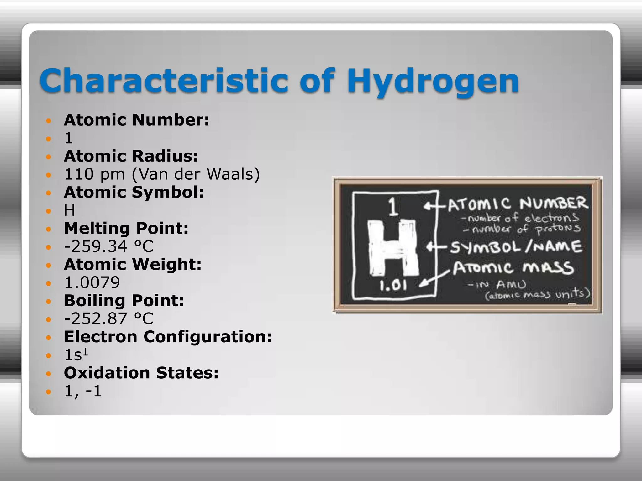 Hydrogen | PPTX