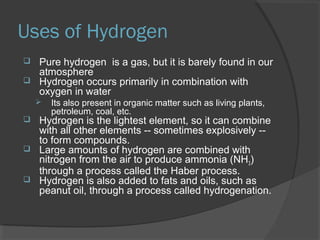 Presentation (Hydrogen) | PPT