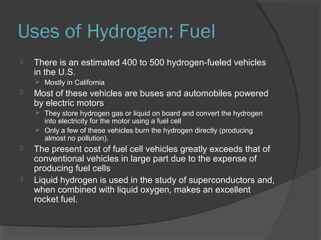 Presentation (Hydrogen) | PPT