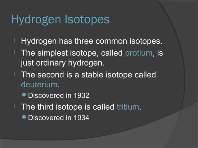 Presentation (Hydrogen) | PPT