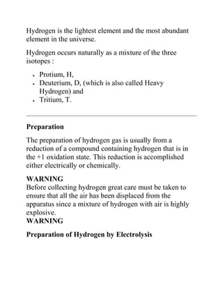 Hydrogen | DOCX