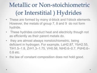 Hydrogen Class 11th Chemistry NCERT | PPTX