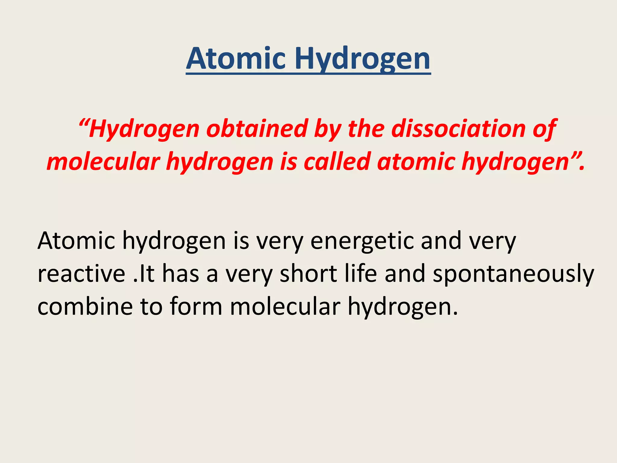 Hydrogen | PPTX