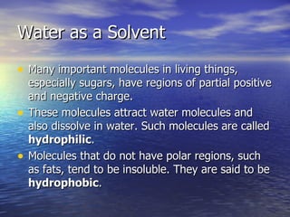 Water, Hydrogen Bonds, and the Hydrologic Cycle | PPT