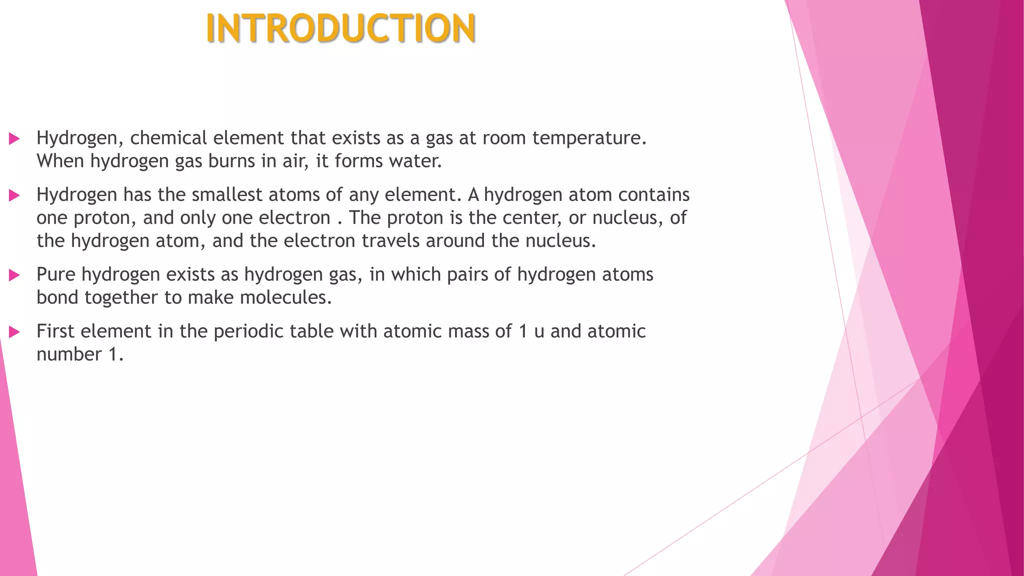 Hydrogen | PPTX