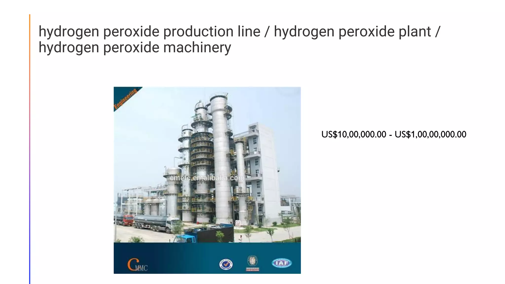 Hydrogen peroxide Project | PPT | Free Download
