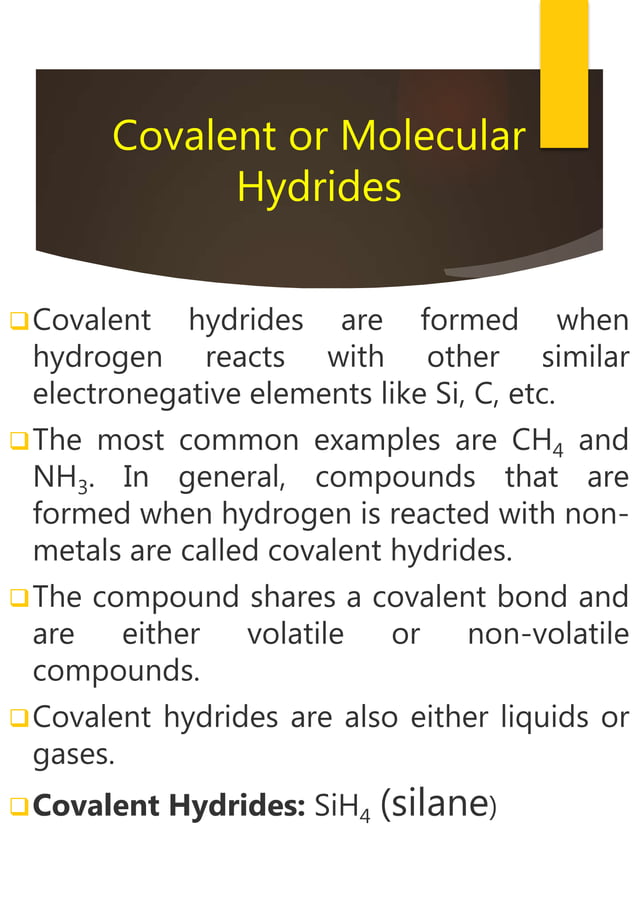 Hydrogen and its compounds | PDF