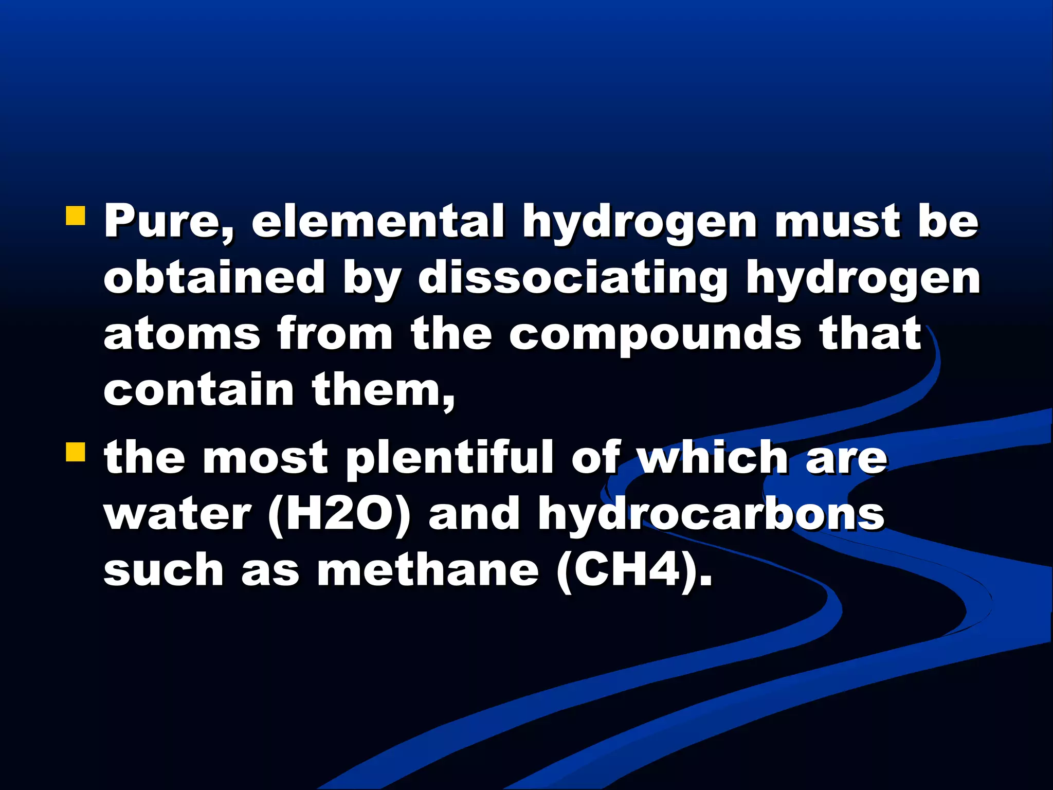Hydrogen and its importance | PPT
