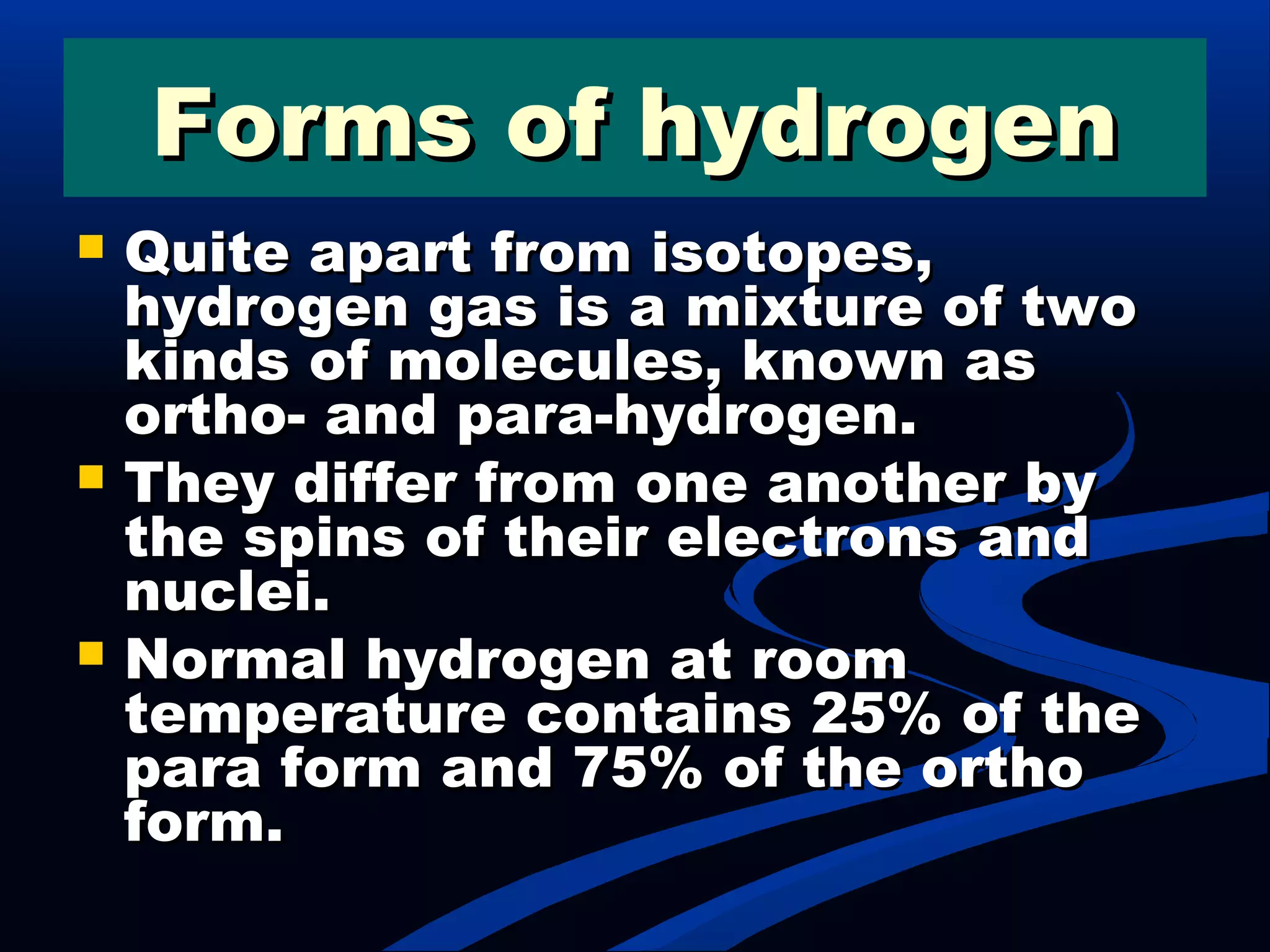 Hydrogen and its importance | PPT