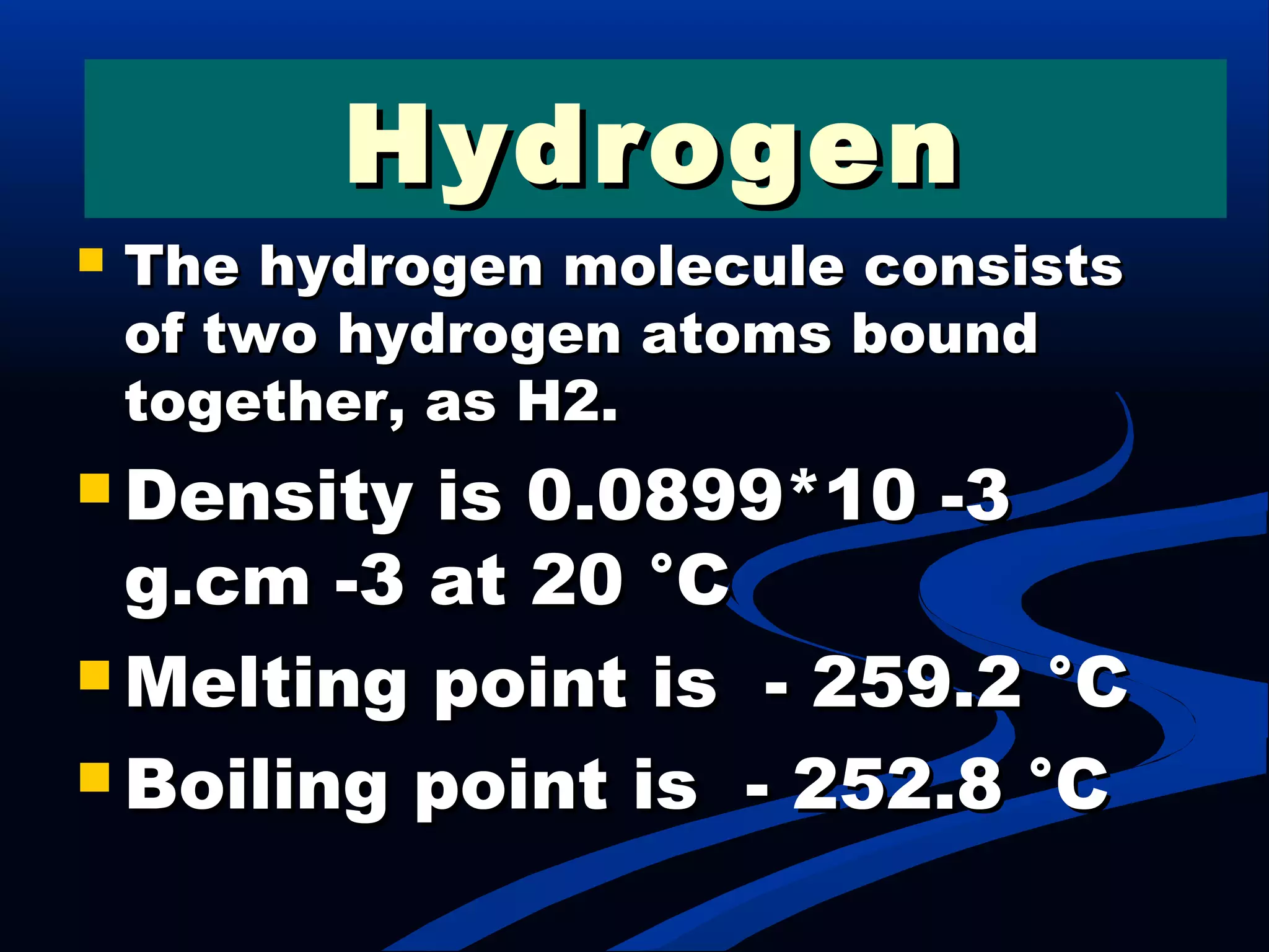 Hydrogen and its importance | PPT