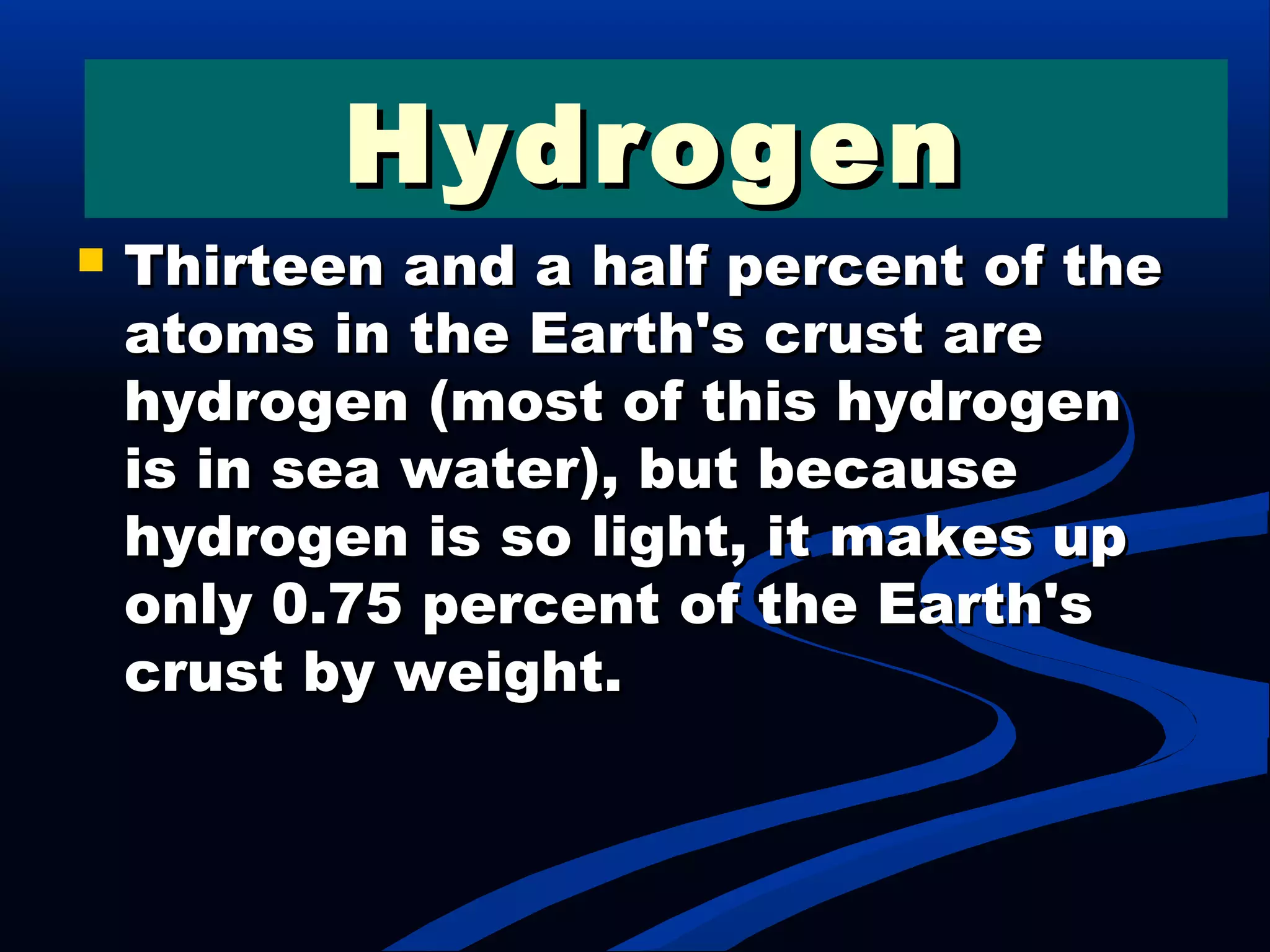 Hydrogen and its importance | PPT