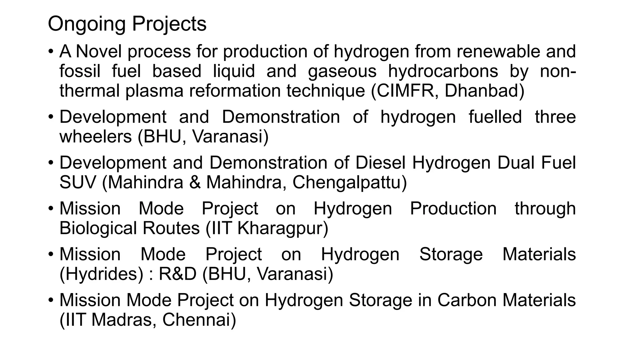 Hydrogen as a fuel in future | PPTX