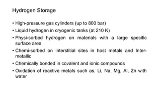 Hydrogen as a fuel in future | PPTX
