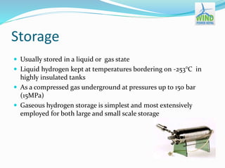 Hydrogen as an energy carrier | PPTX