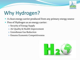 Hydrogen as an energy carrier | PPTX