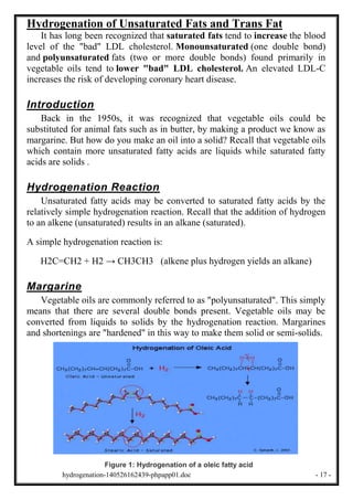 Hydrogenation | DOC