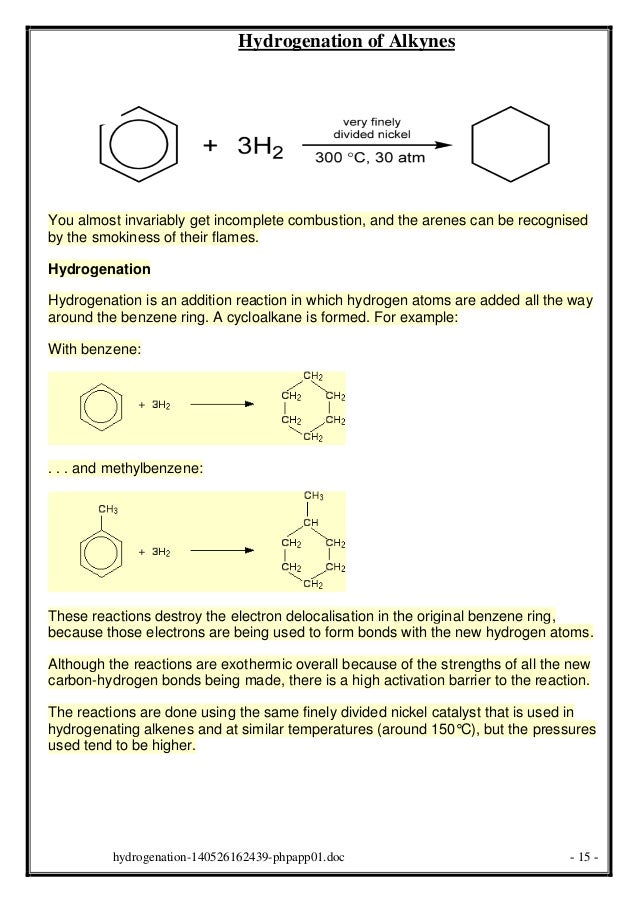 Hydrogenation