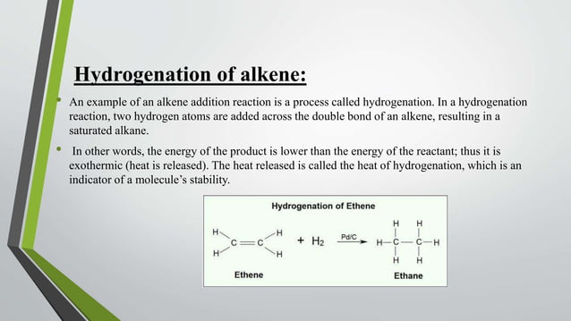 Hydrogenation | PPTX | Chemistry | Science