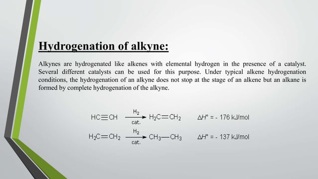 Hydrogenation | PPTX | Chemistry | Science