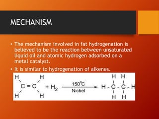 Hydrogenated Oil Structure