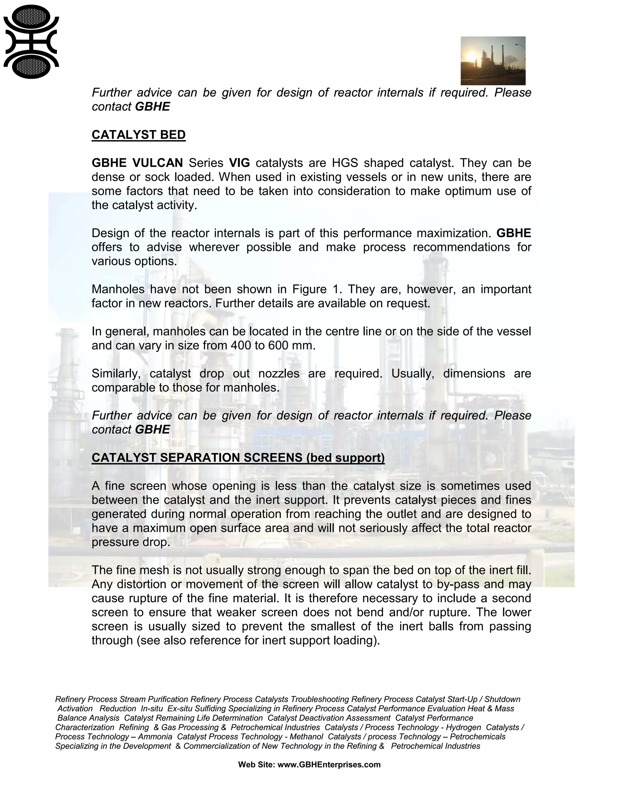 Hydrogenation Reactor Design Considerations | PDF