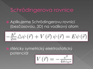 Hydrogen Atom | PPTX